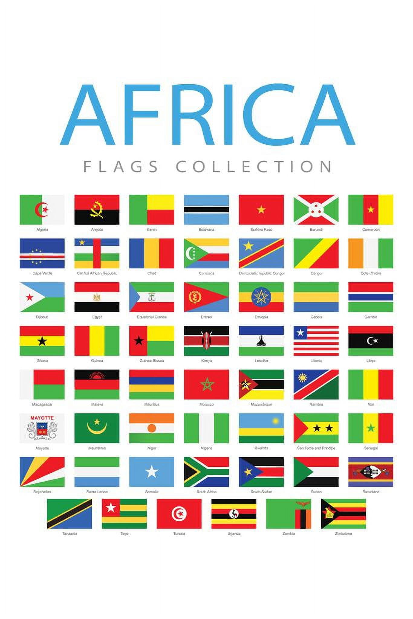 Africa Flags African Countries Country World Collection Educational ...