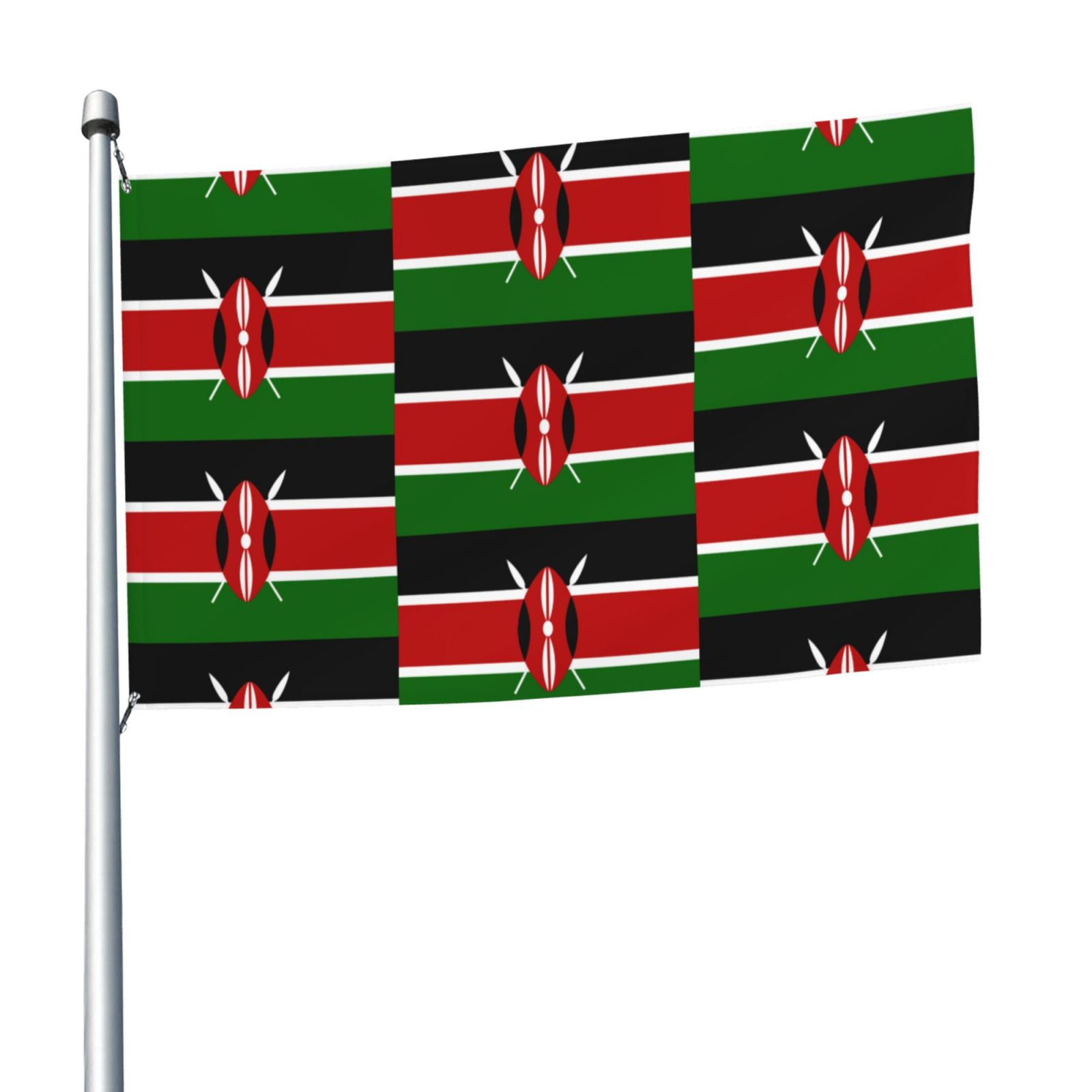 Africa Kenyans-Flag Flag 5x8 Ft Print Vivid Color Light-Weighted Flags ...