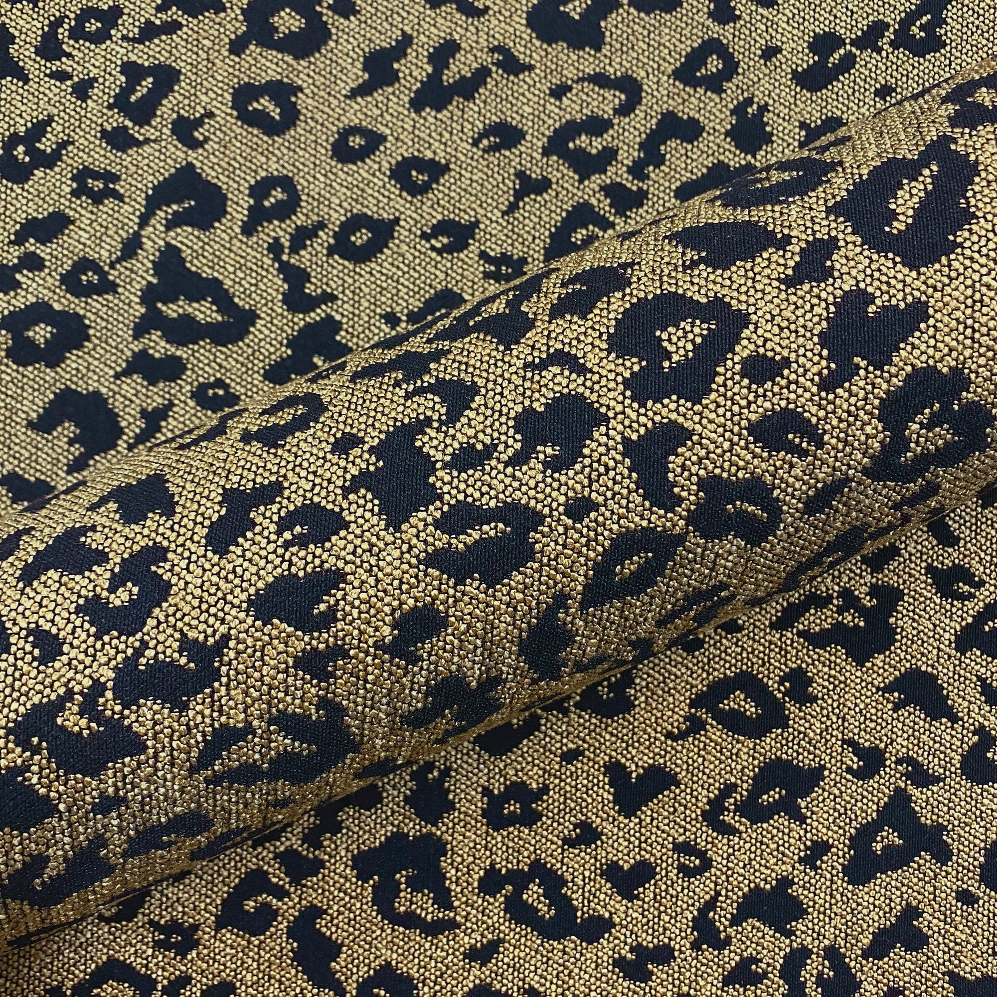 Africa Leopard Tapestry Weave Upholstery Fabric 54" by the Yard ...