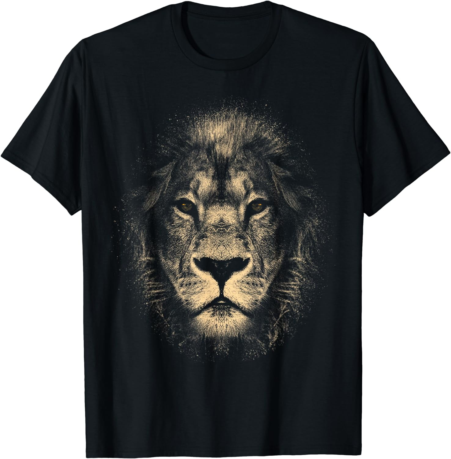 Africa Lion Stylish Lion Head with Cool Eyes and Mane T-Shirt - Walmart.com