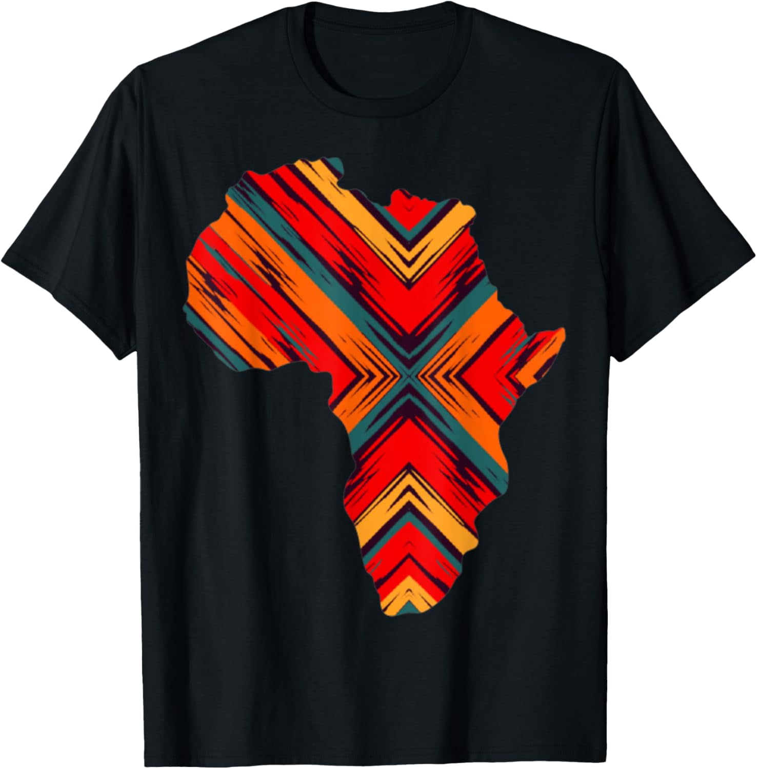 Africa Map Design T-Shirt - Walmart.com