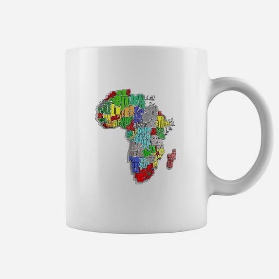 Africa Map Map Of Africa With Country Names Coffee Mug - Walmart.com