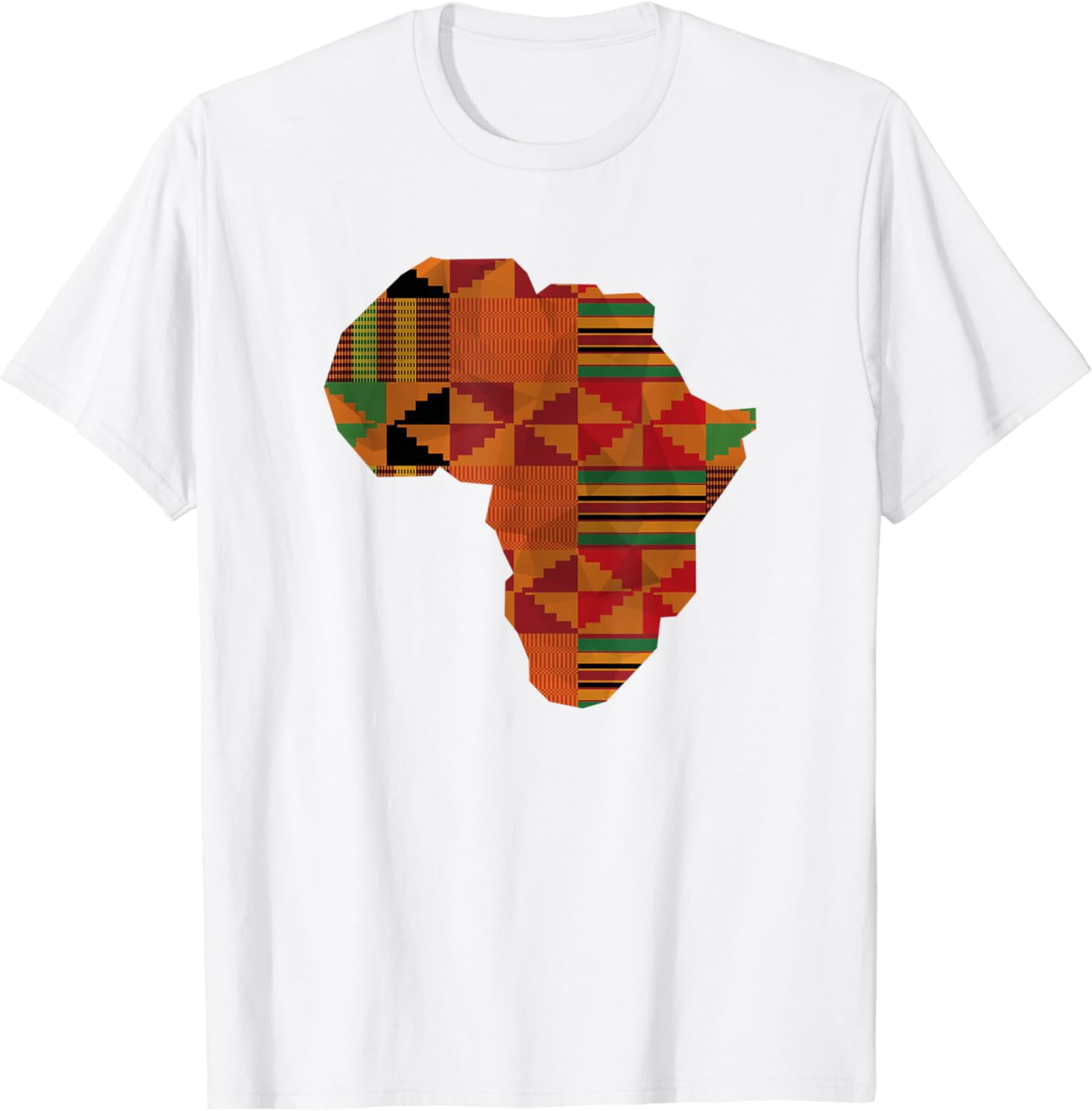 Africa Pattern, African Kente Map Of Africa T-Shirt - Walmart.com