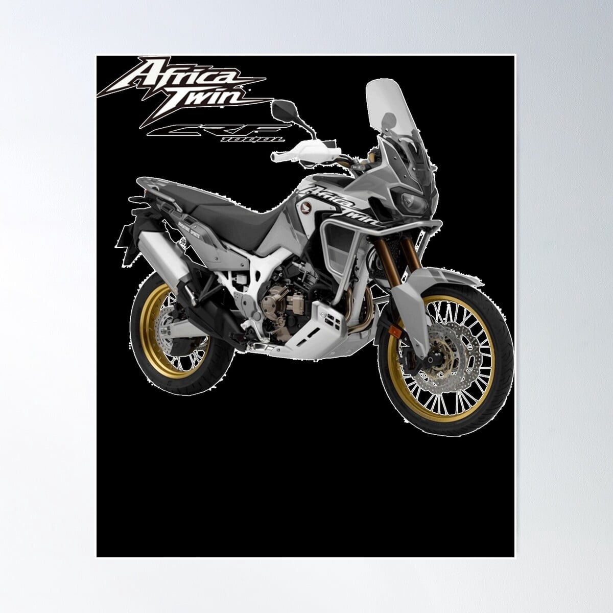 Africa Twin Classic Poster Wall Art Modern Wall Decor For Living Room ...