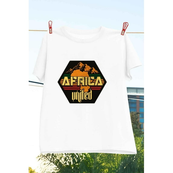 Africa United Rasta Graphic Unisex T-Shirt Retro Inspired Reggae Unity ...
