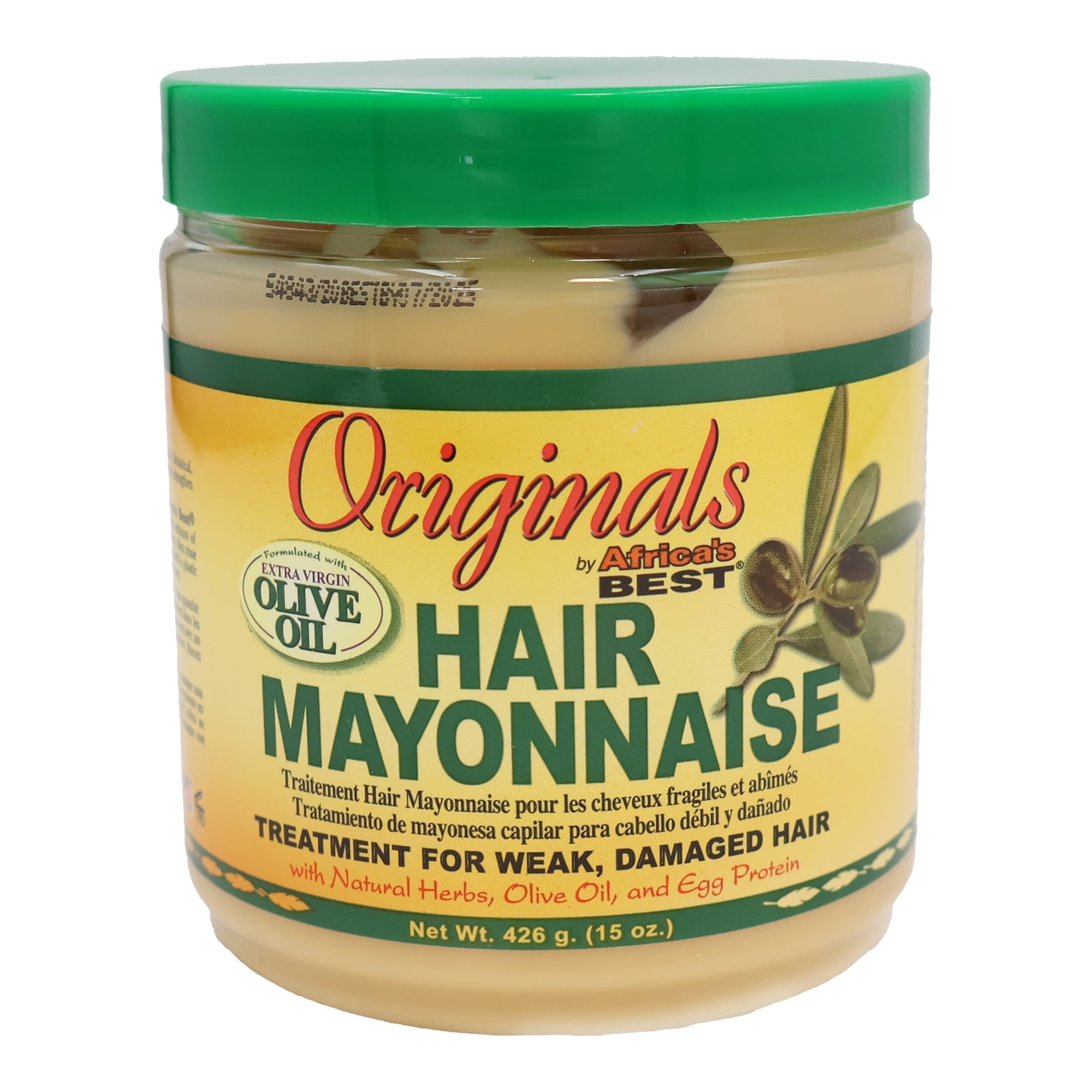 Africa's Best Olive Oil Hair Mayonnaise, 15 Oz, Deep Conditioner ...