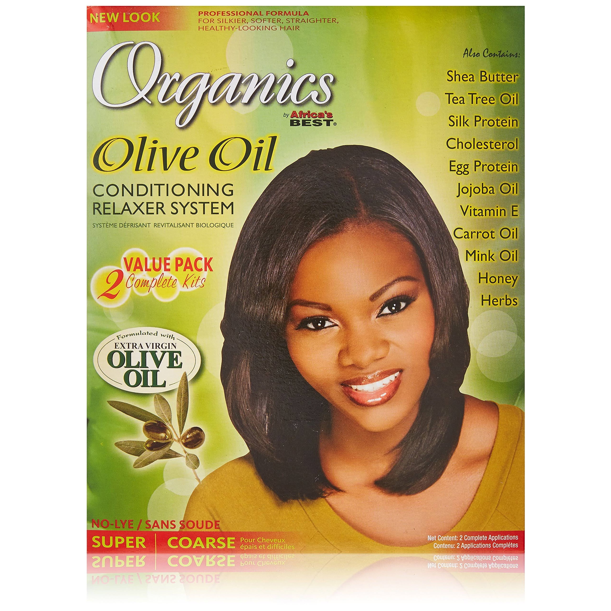 Africa's Best Organic Olive Oil Relaxer Super, Pack of 3 - Walmart.com