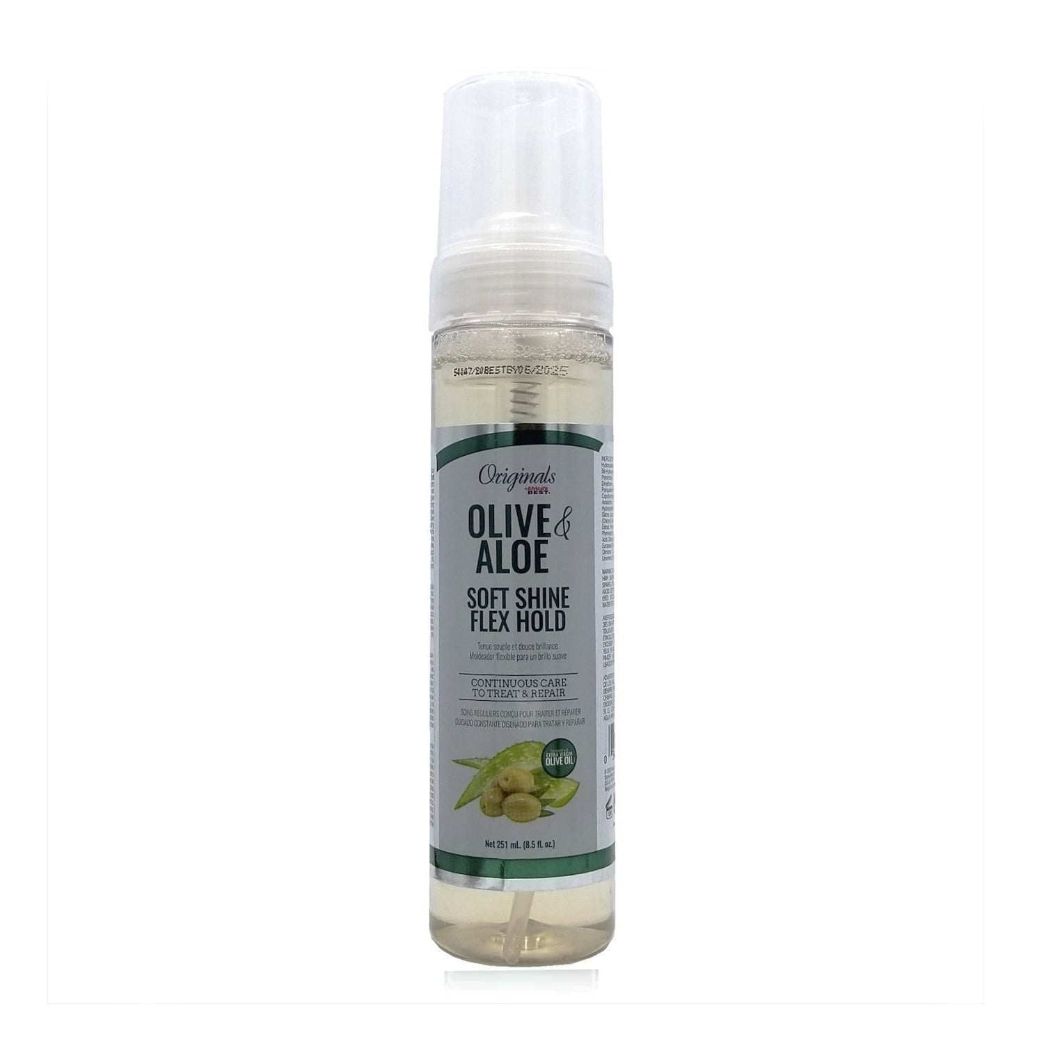 Africa's Best Original's Olive & Aloe Soft Shine Flex Hold, 8.5 oz ...