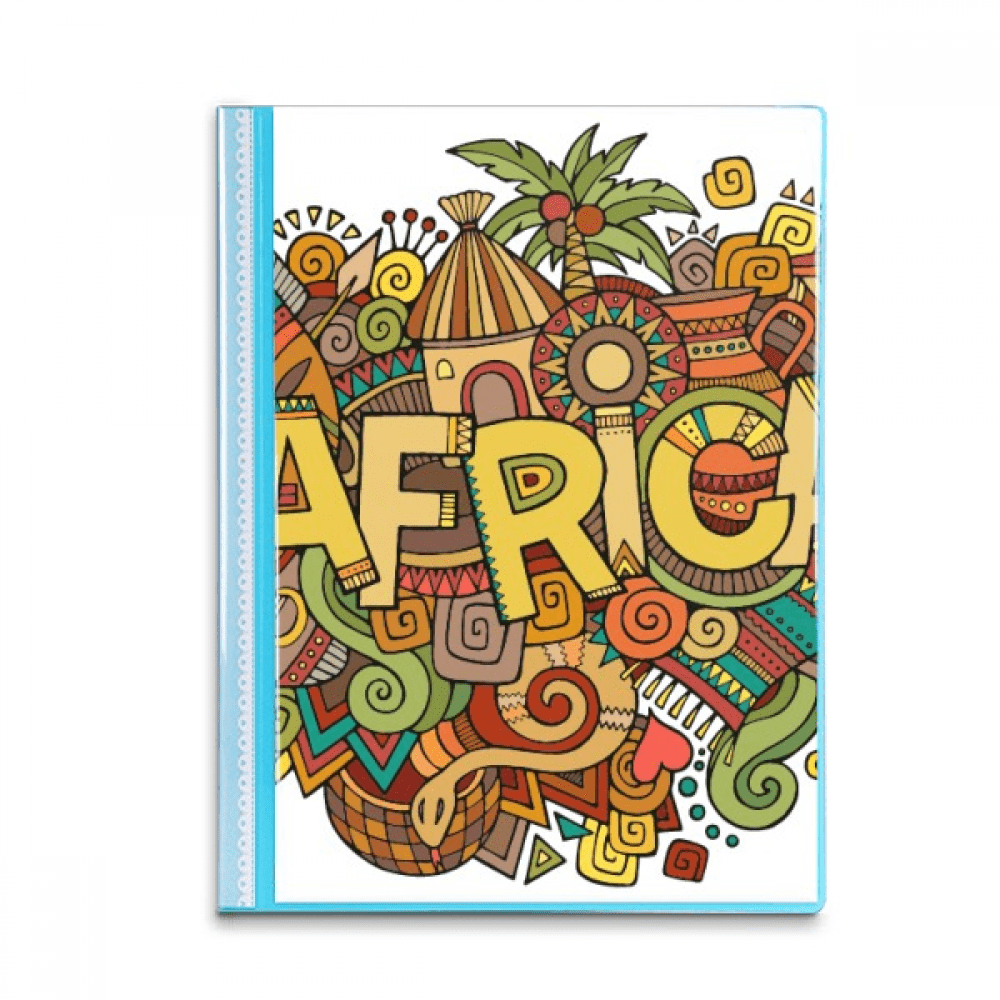African Aboriginal Art Pattern Tribal Book Sheet Protectors Portfolio ...