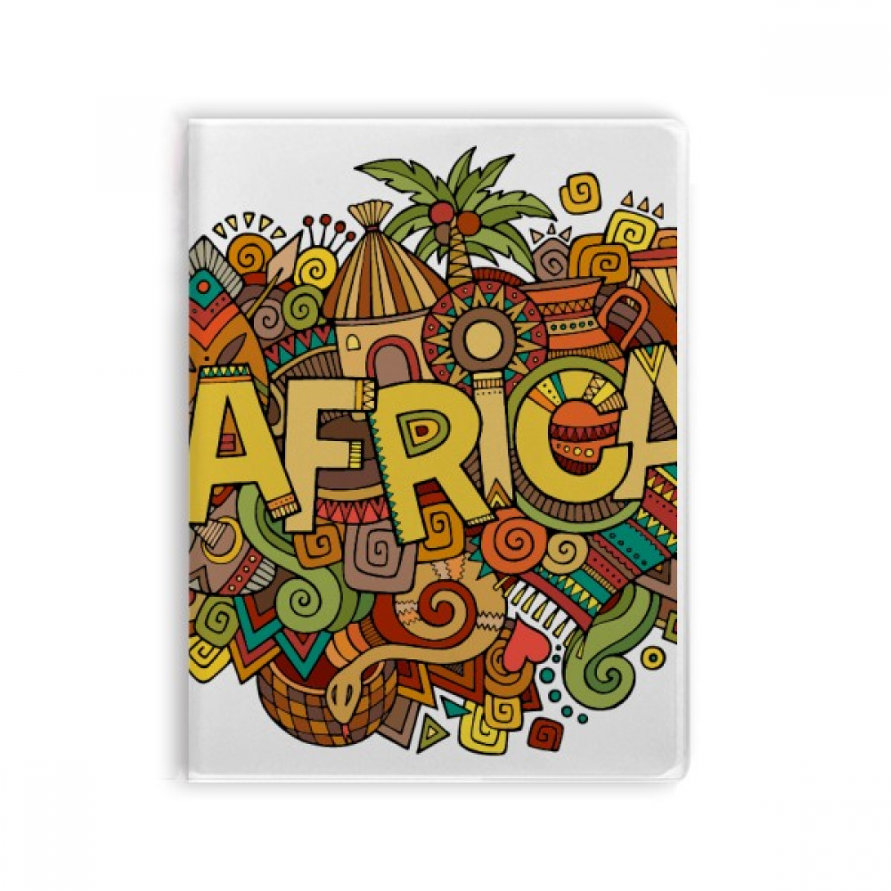 African Aboriginal Art Pattern Tribal Notebook Gum Cover Diary Soft ...