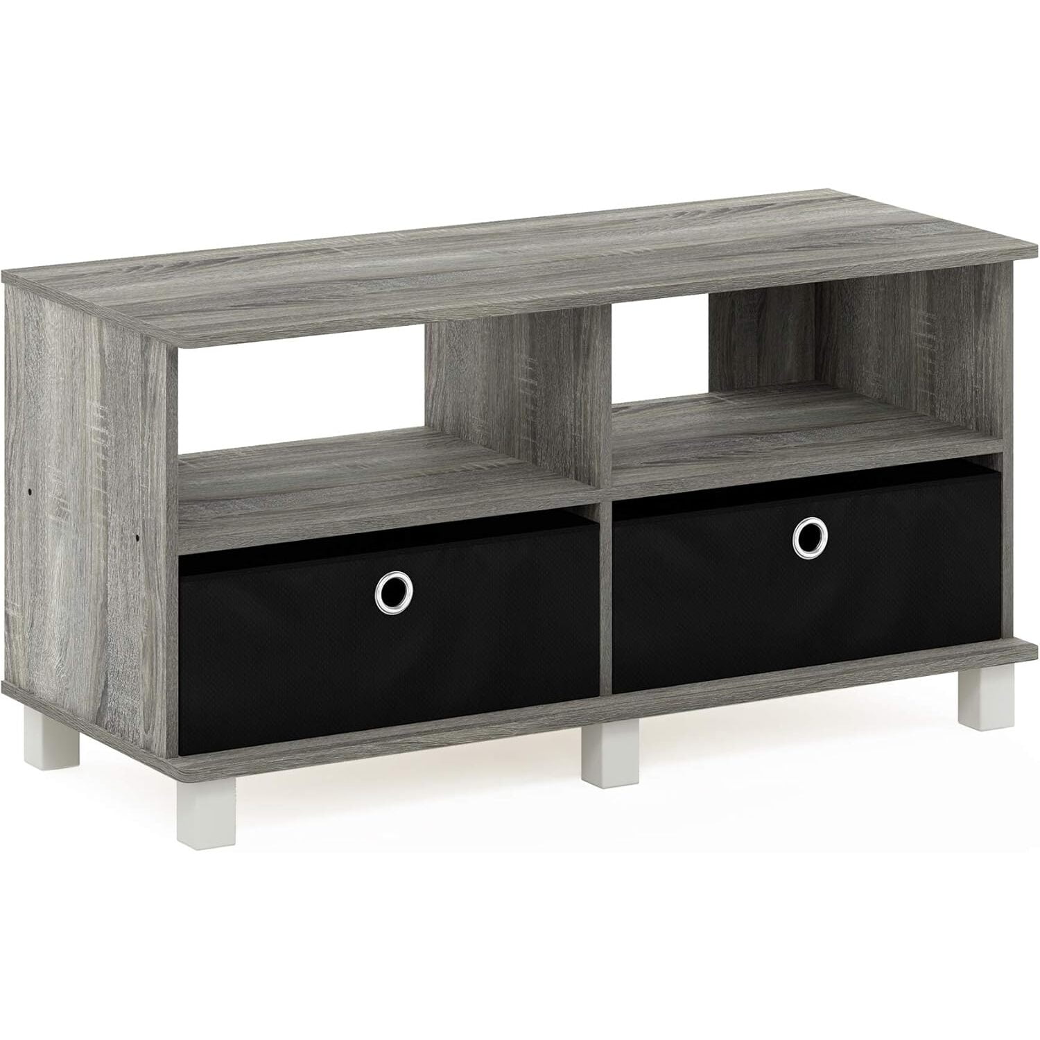 African Adventure Entertainment Center with Bin Drawers Compact TV ...
