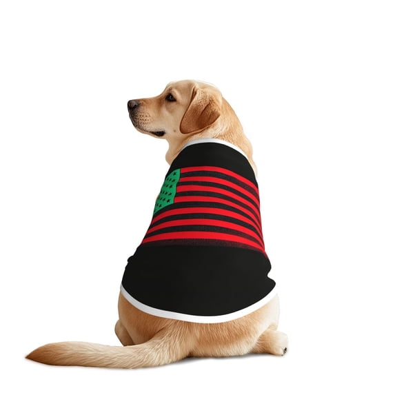 African America Flag Dog T Shirts Vest for Dogs Fit - Spring, Summer ...