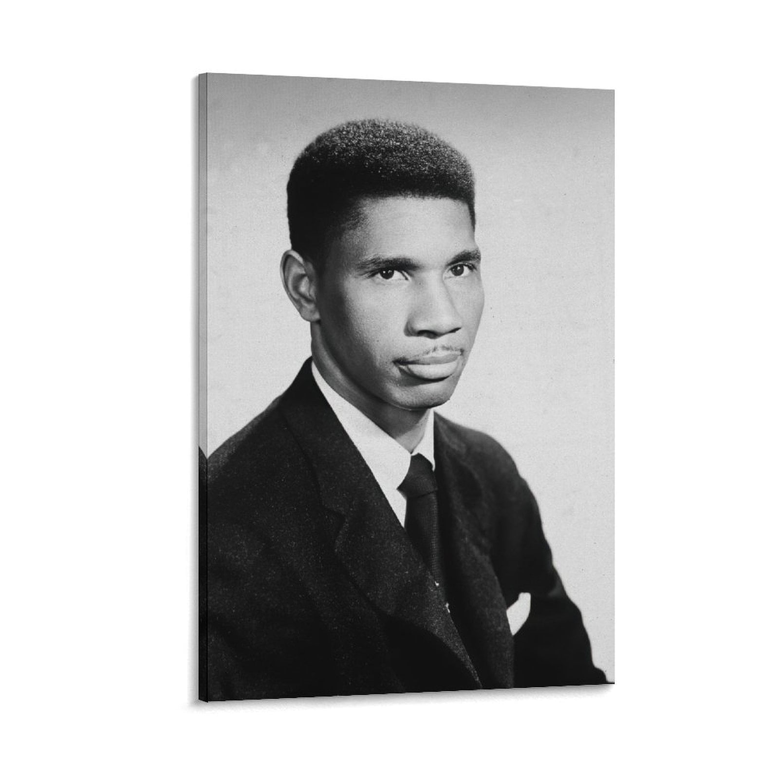 African-American Activists Medgar Evers Retro Poster Painting On Canvas ...