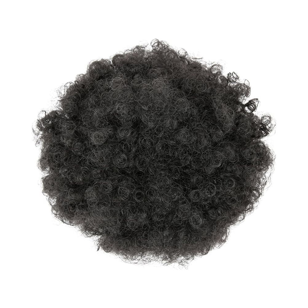 African American Afro Short Kinky Curly Wrap Drawstring Puff Ponytail ...