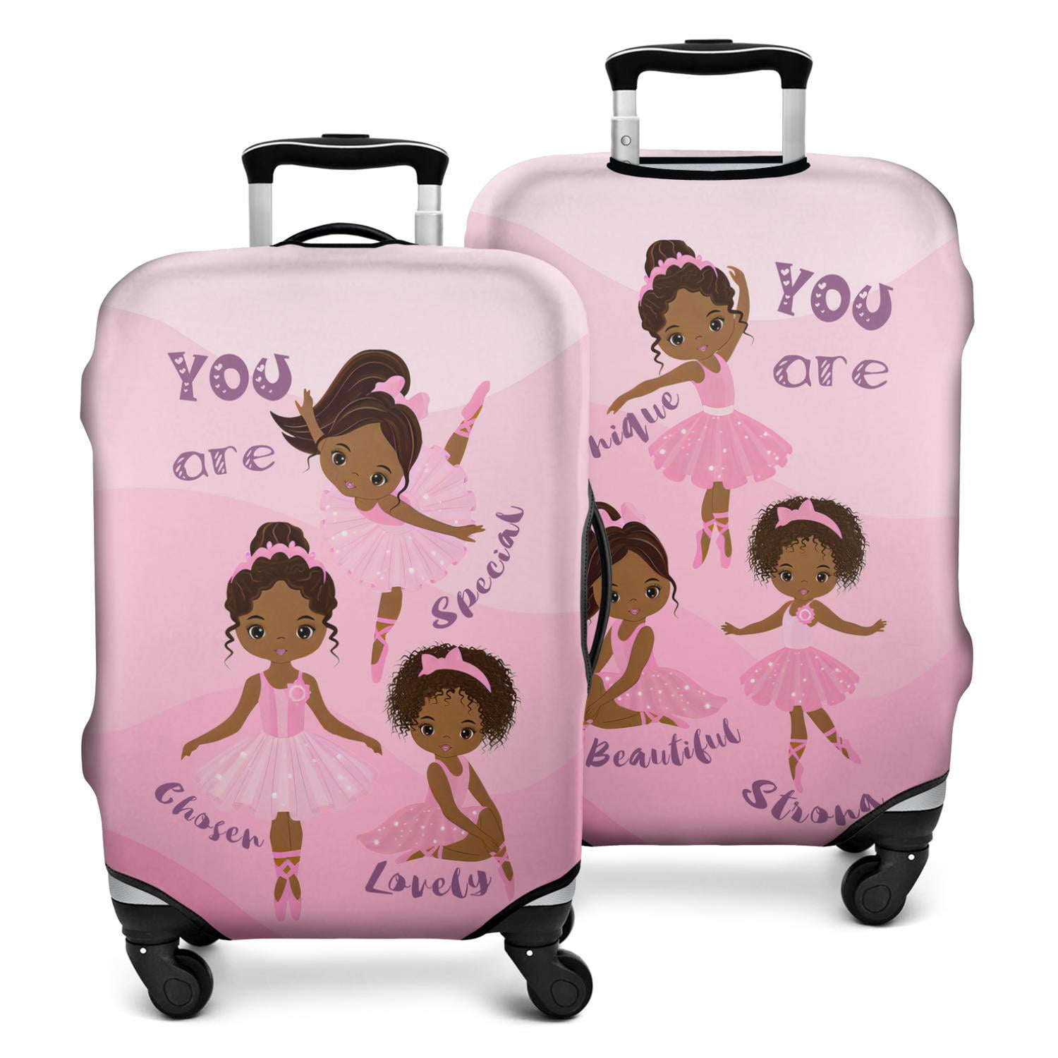 African American Ballerinas Thick Trolley Luggage Protective Cover ...
