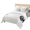 African American Bed Runner King Size Female Portrait Butterfly ...