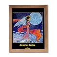 African American Black Angel Wall Picture Honey Framed Art Print ...