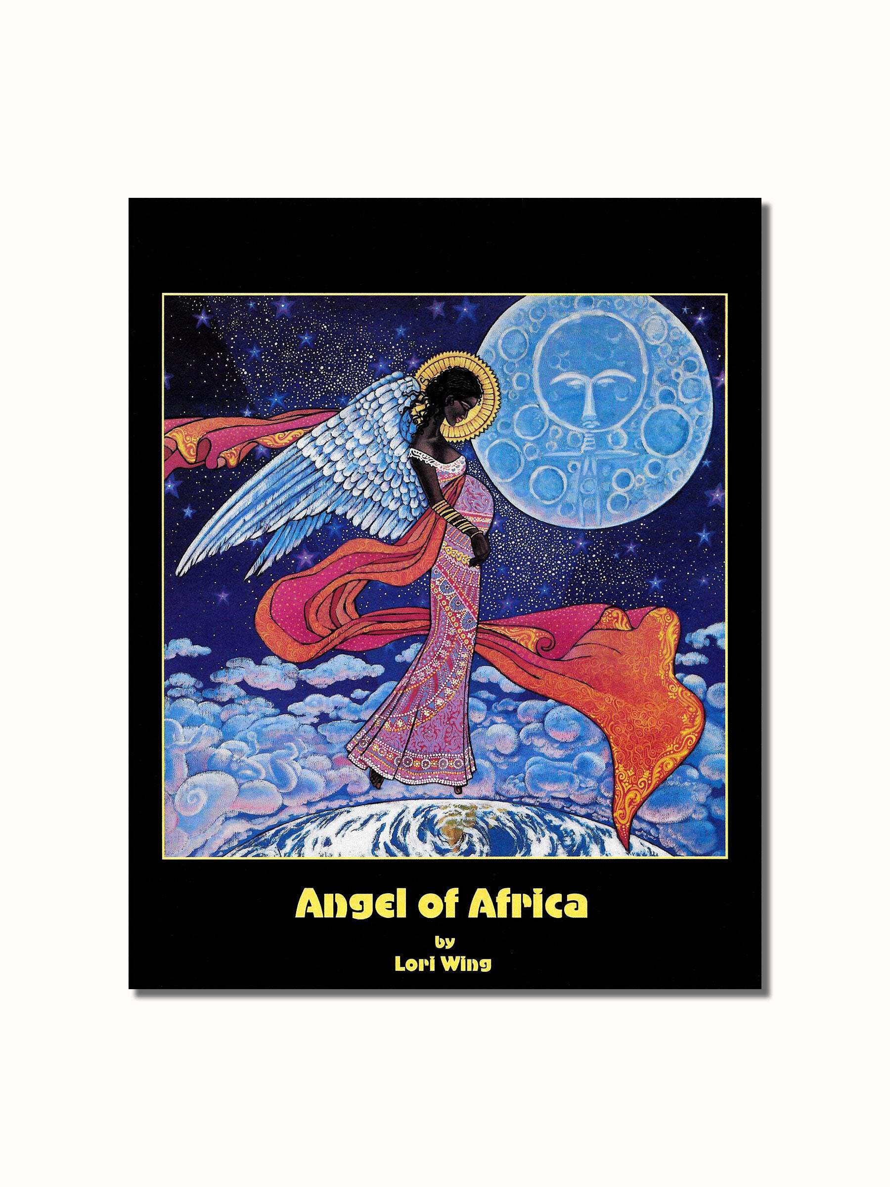 African American Black Angel of Africa Wall Picture 8x10" Art Print ...