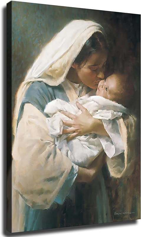 African American Baby Jesus Christmas Nativity Art – Mary Had A Baby