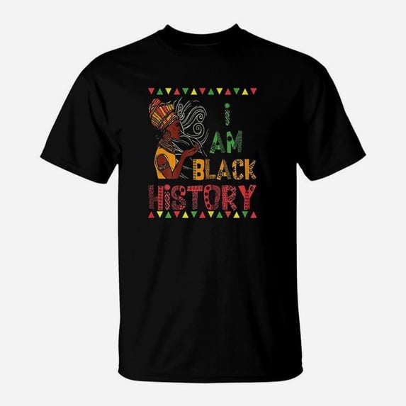 African American Black Pride I Am Woman Black History Month TShirt ...