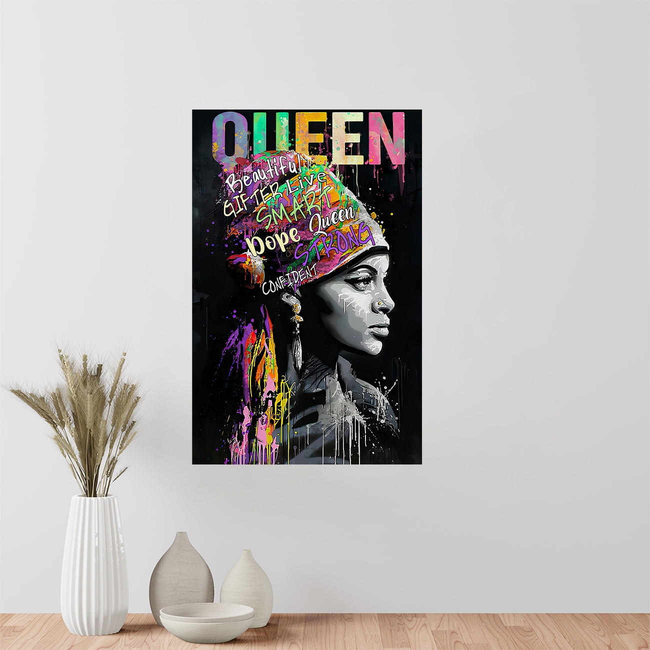 African American Black Queen Art Poster queen poster 24 x 36 Inch ...