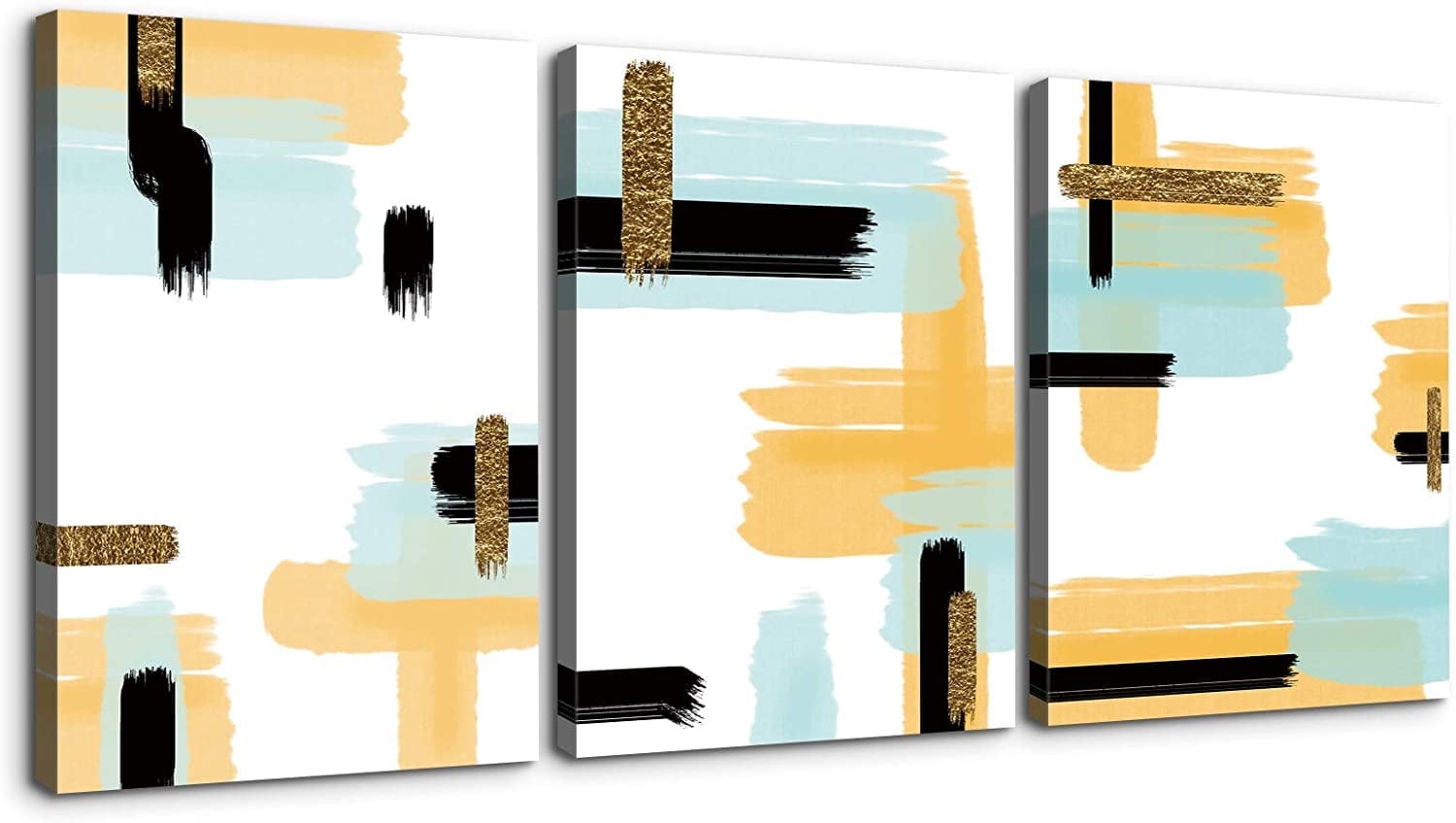 African American Canvas Wall Art 3 Pieces Painting Beauty Black Woman African Black Wall Art ...