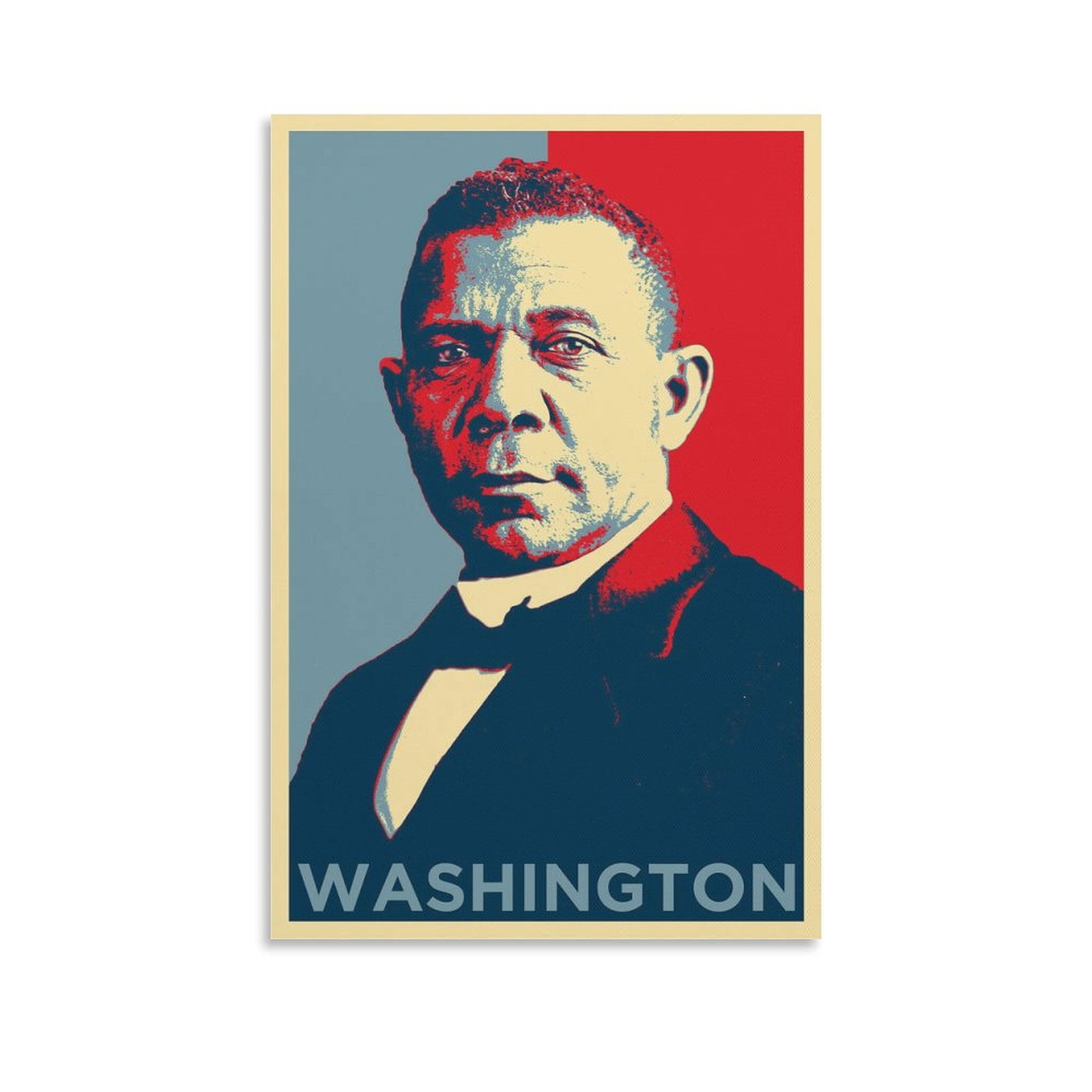 African American Civil Rights Leader Booker T. Washington Poster Canvas ...