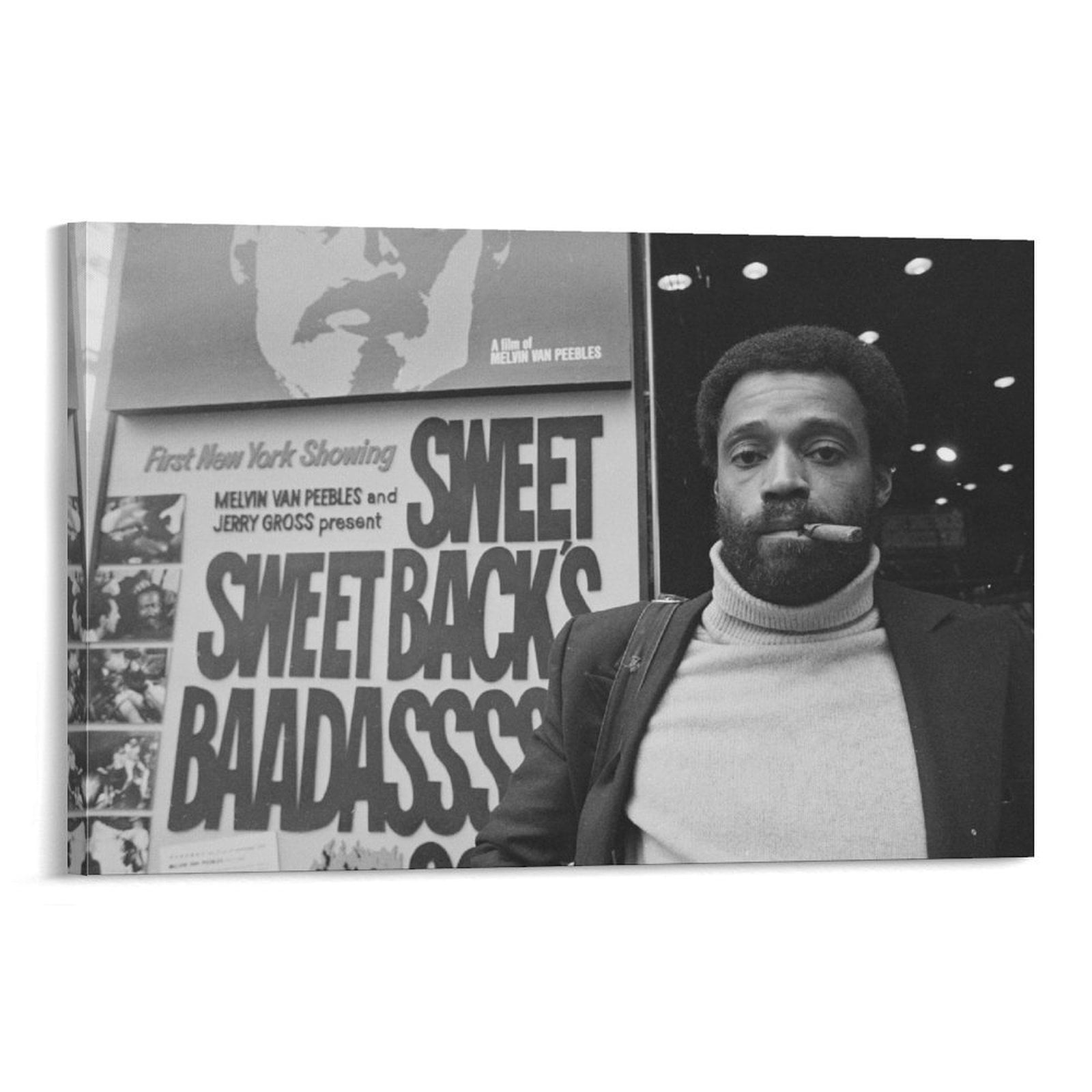 African-American Dramatists Melvin Van Peebles Retro Poster Posters Art ...