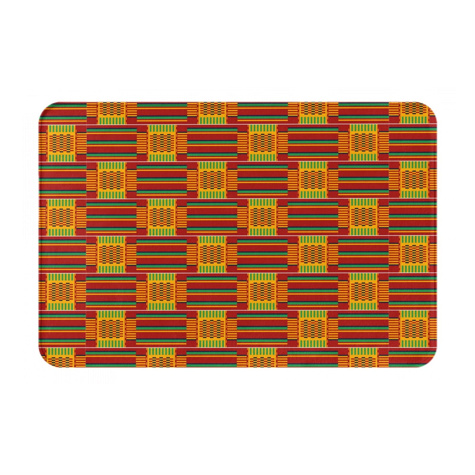 African American Ethnic Tribal Style Print Indoor Door Mat 16"X24 ...