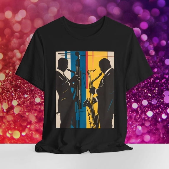 African American Jazz T-Shirt Jazz Apparel Melanin Music Shirt Black ...