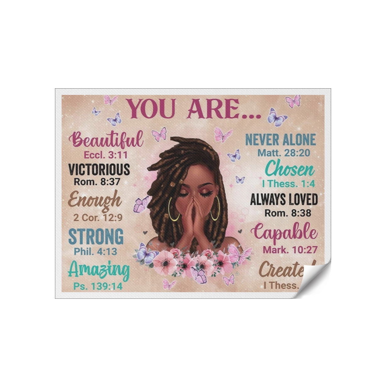 African American Wall Art - Christian Gifts for Women, African Americans, Black women ...