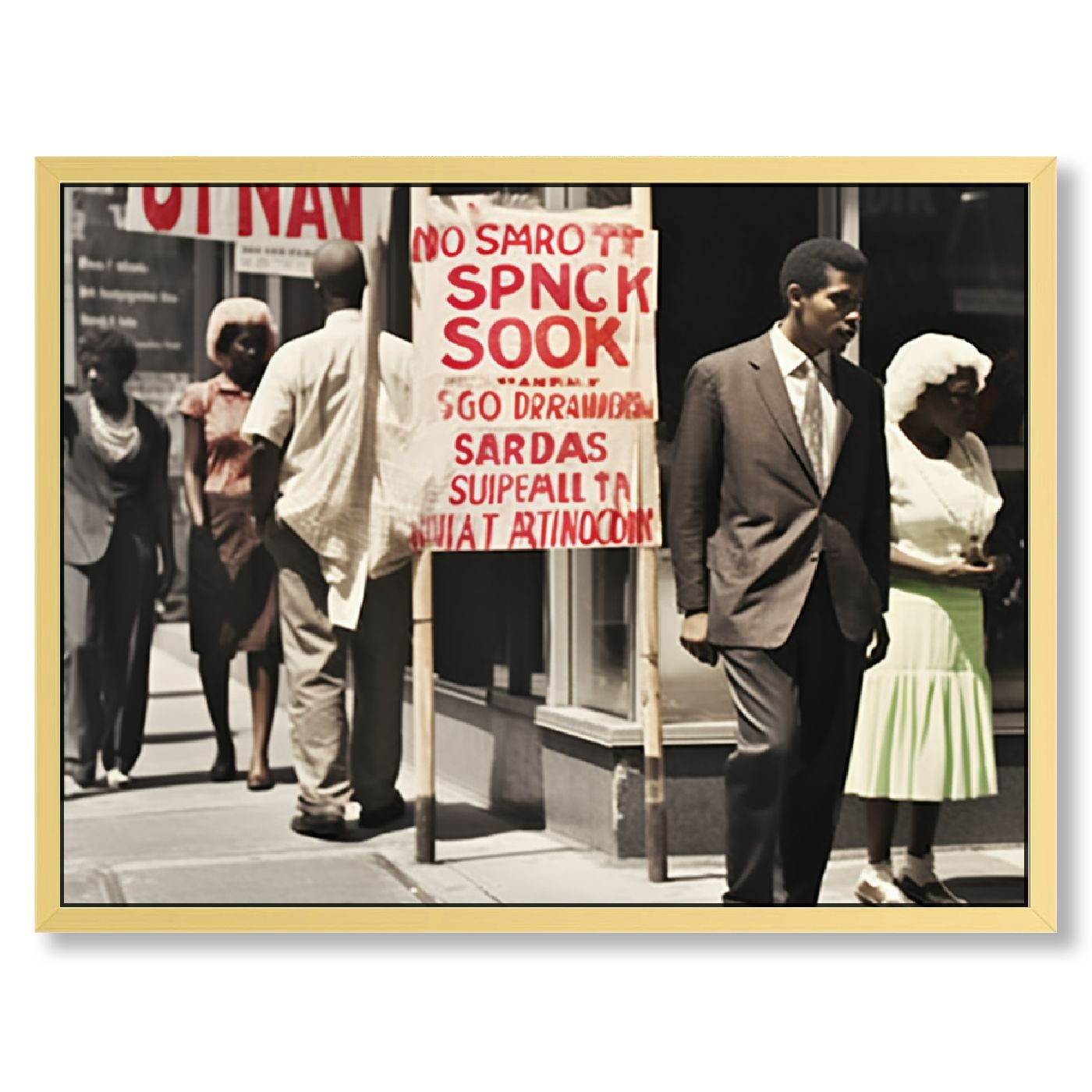 African Americans Protest School Segregation Black Civil Rights ...