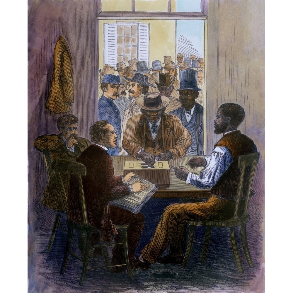 African Americans Vote In The 1867 Election In Washington History (24 x ...