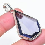 African Amethyst Gemstone Pendant Handmade Anniversary Gift Jewelry 2.2 ...