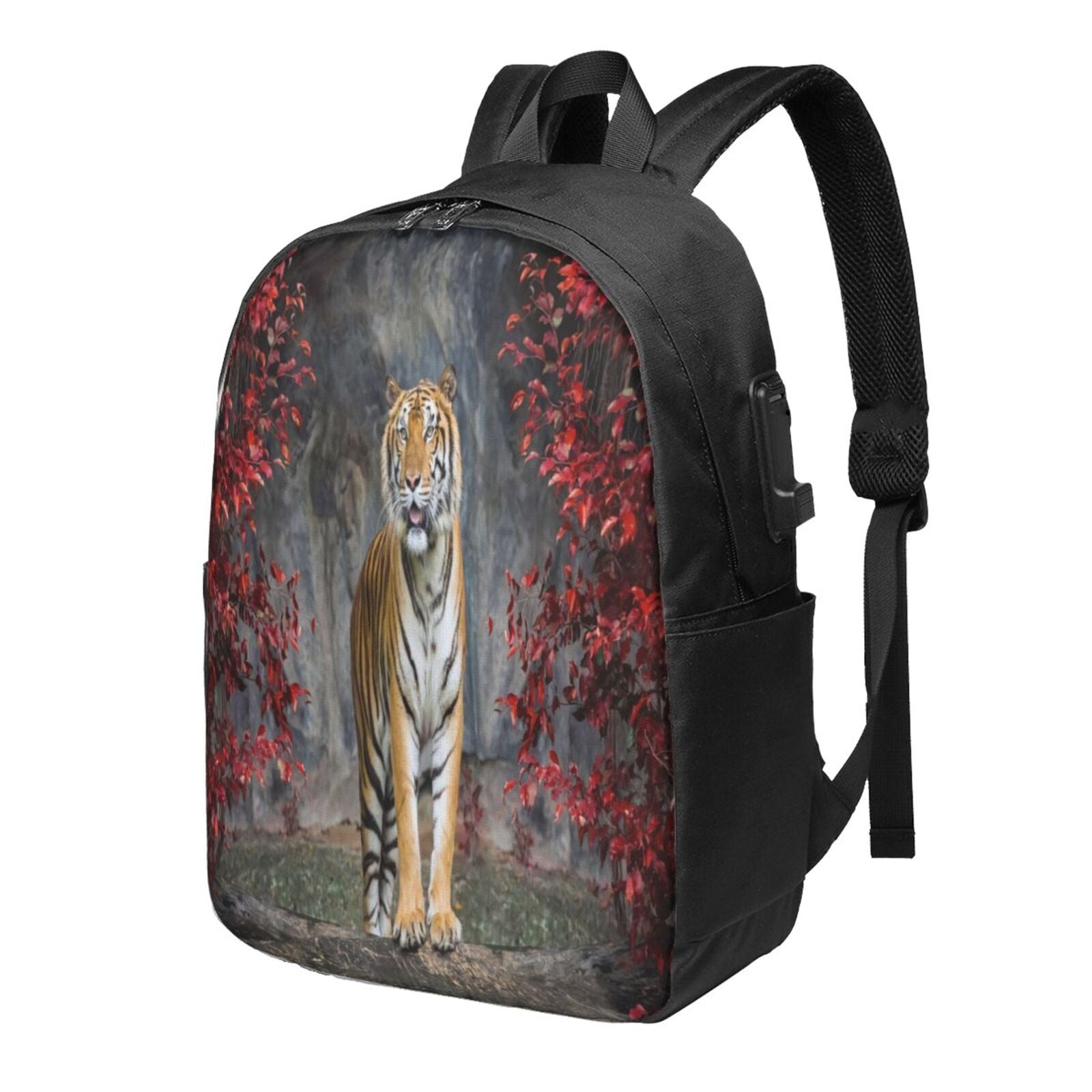 African Animal Tiger Backpack Fashion Travel Backpack Laptop Backpack ...