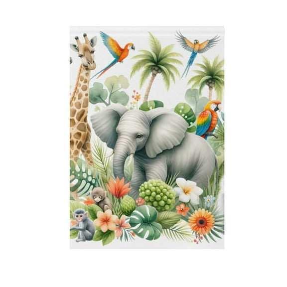 Carson Highland & Wildflowers Garden Flag, 12.5 x 18 inch Double Sided ...