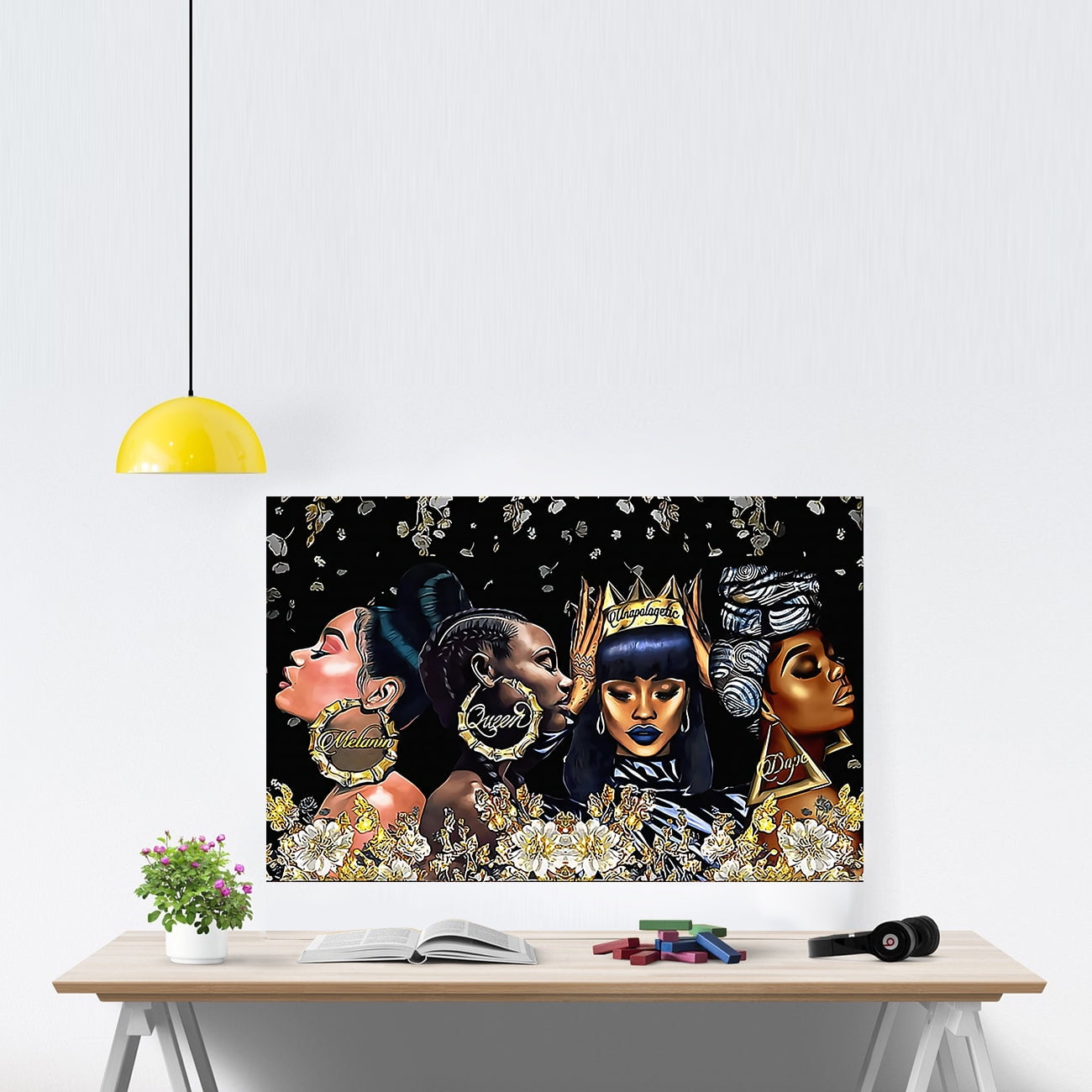 African Art Black Woman Art Poster Queen Poster African Afro poster 24 ...