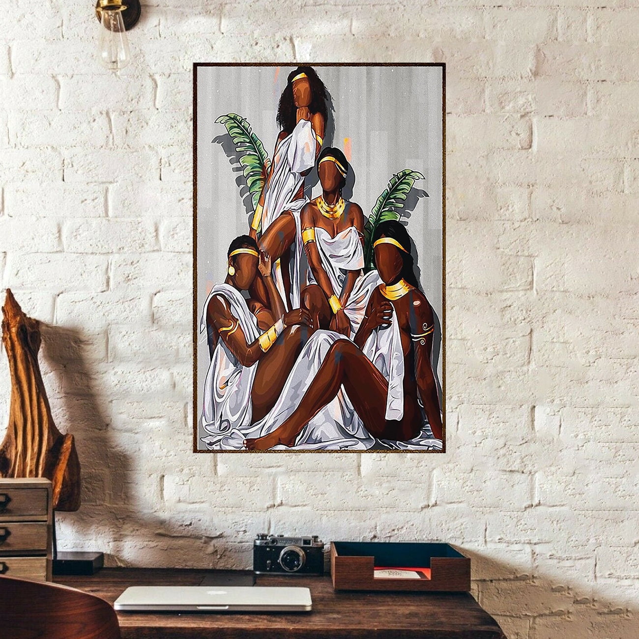 African Art Black Woman Art Poster Queen Poster African Afro poster ...
