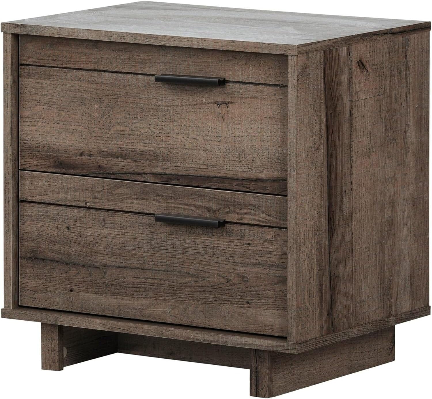 African Artistry Rectangular Nightstand Trendy Finish Bedroom Endtable ...