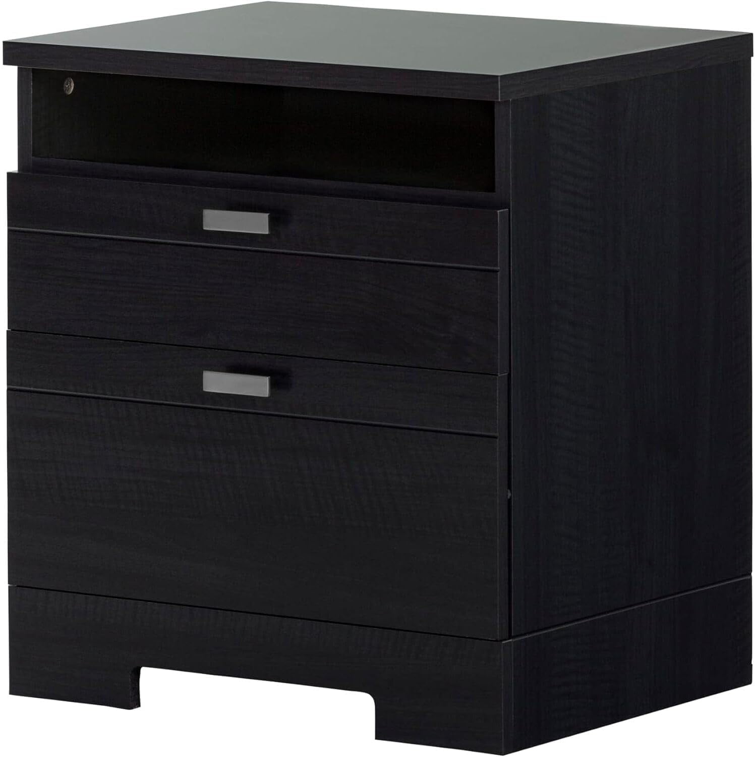 African Artistry Rectangular Nightstand Trendy Finish Bedroom Endtable ...