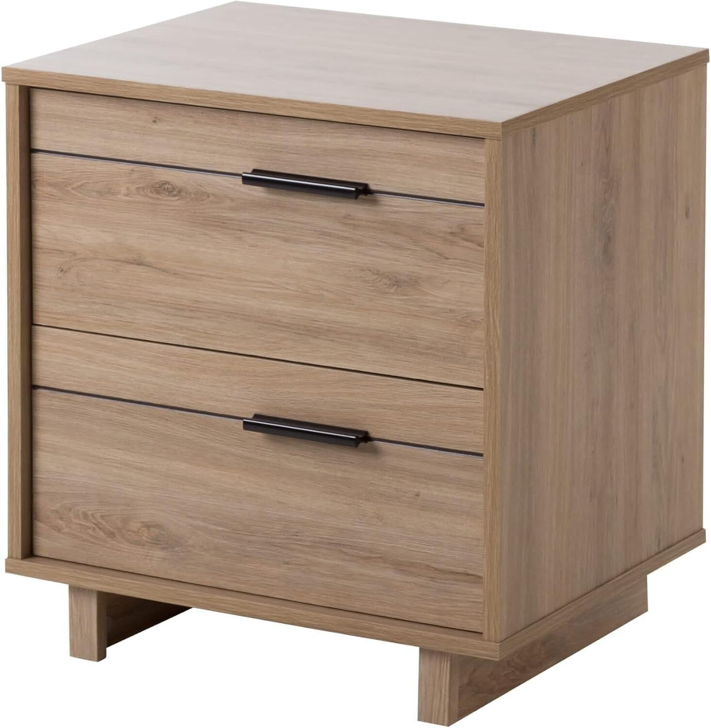 African Artistry Rectangular Nightstand Trendy Finish Bedroom Endtable ...