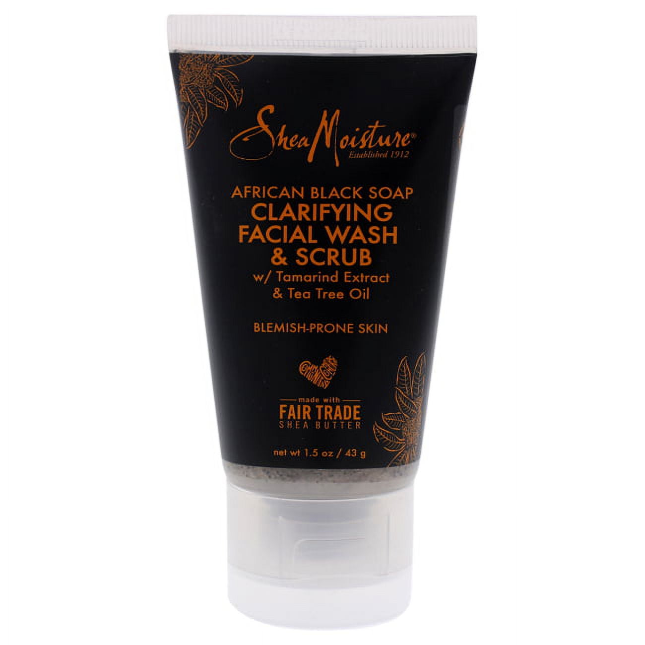 African Black Soap Clarifying Facial Wash And Scrub By Shea Moisture