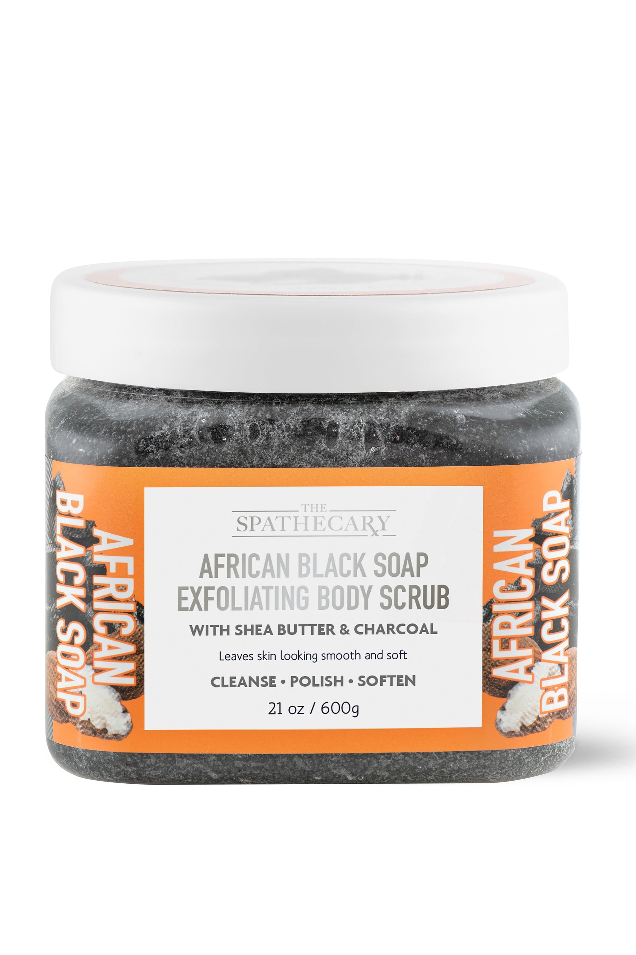 The Spathecary African Black Soap Exfoliating Body Scrub - 21 oz ...