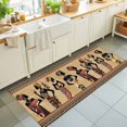 African Black Women Rectangle Area Rug 2x6ft,Living Room Rug Non-Slip ...