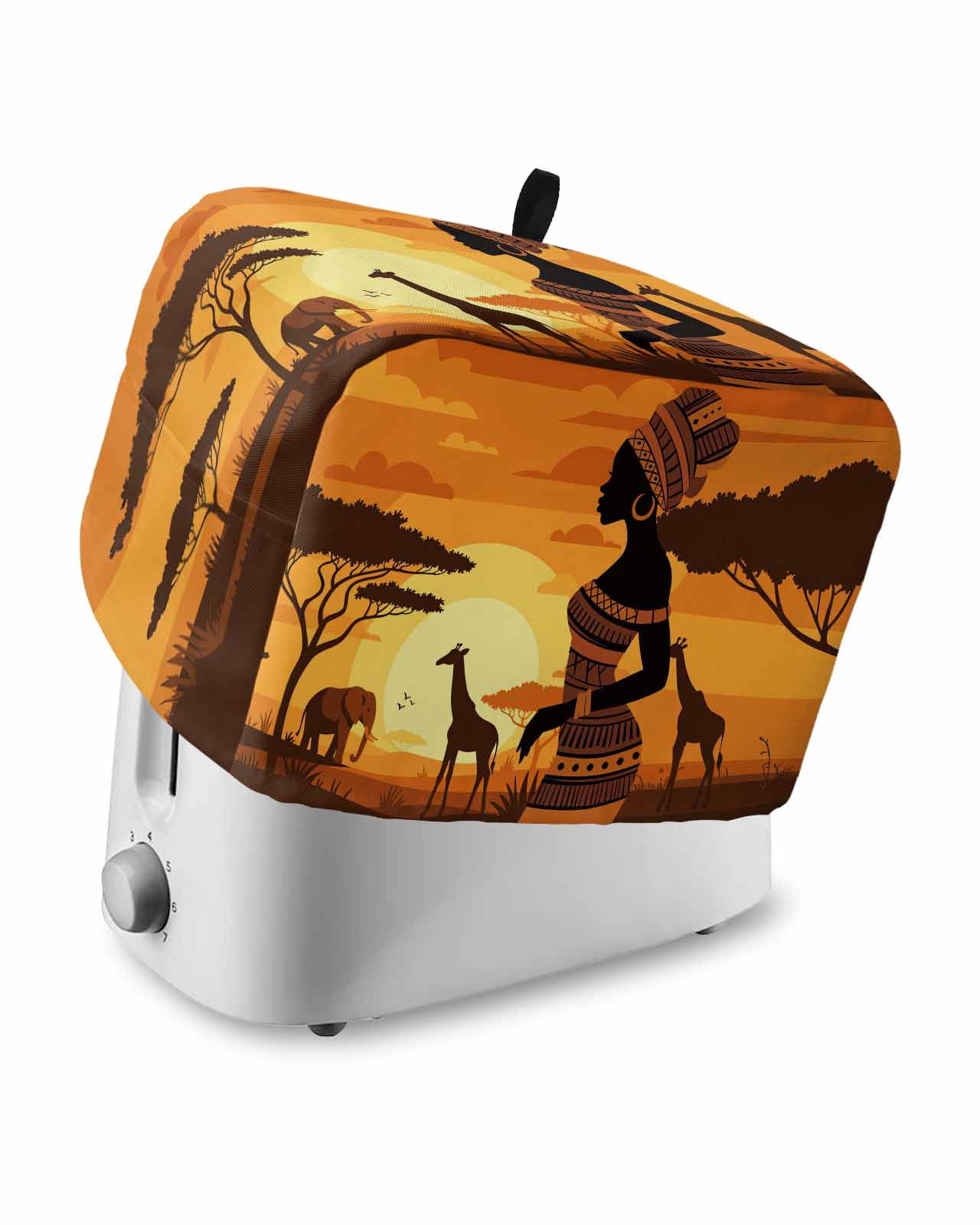 African Black Women Small Toaster Cover 2 Slice, Kitchen Appliance ...