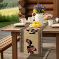 African Black Women Table Runner 72 Inch Long Boho Ethnic Geometric ...