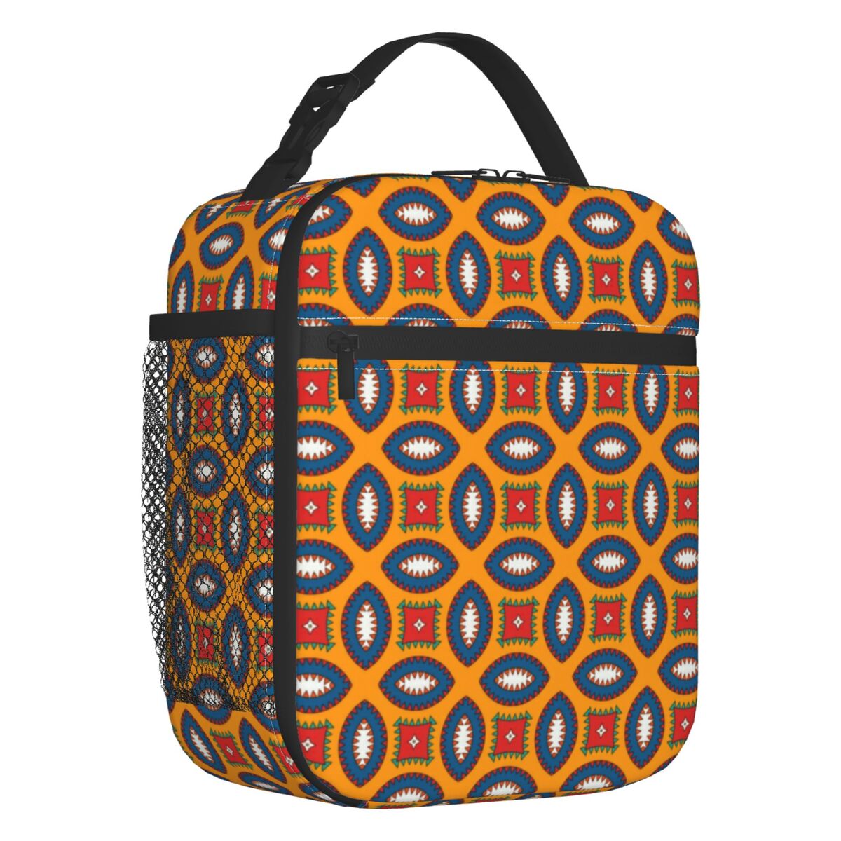 African Bogolan Tribal Geometric Art Reusable Lunch Boxes for Women ...