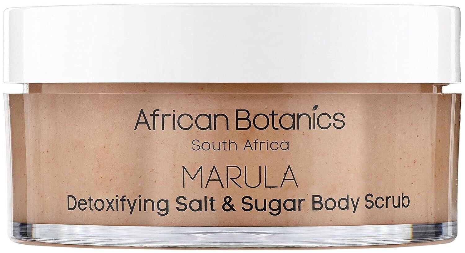 African Botanics Marula Detoxifying Salt & Sugar Body Scrub 6.76 oz ...