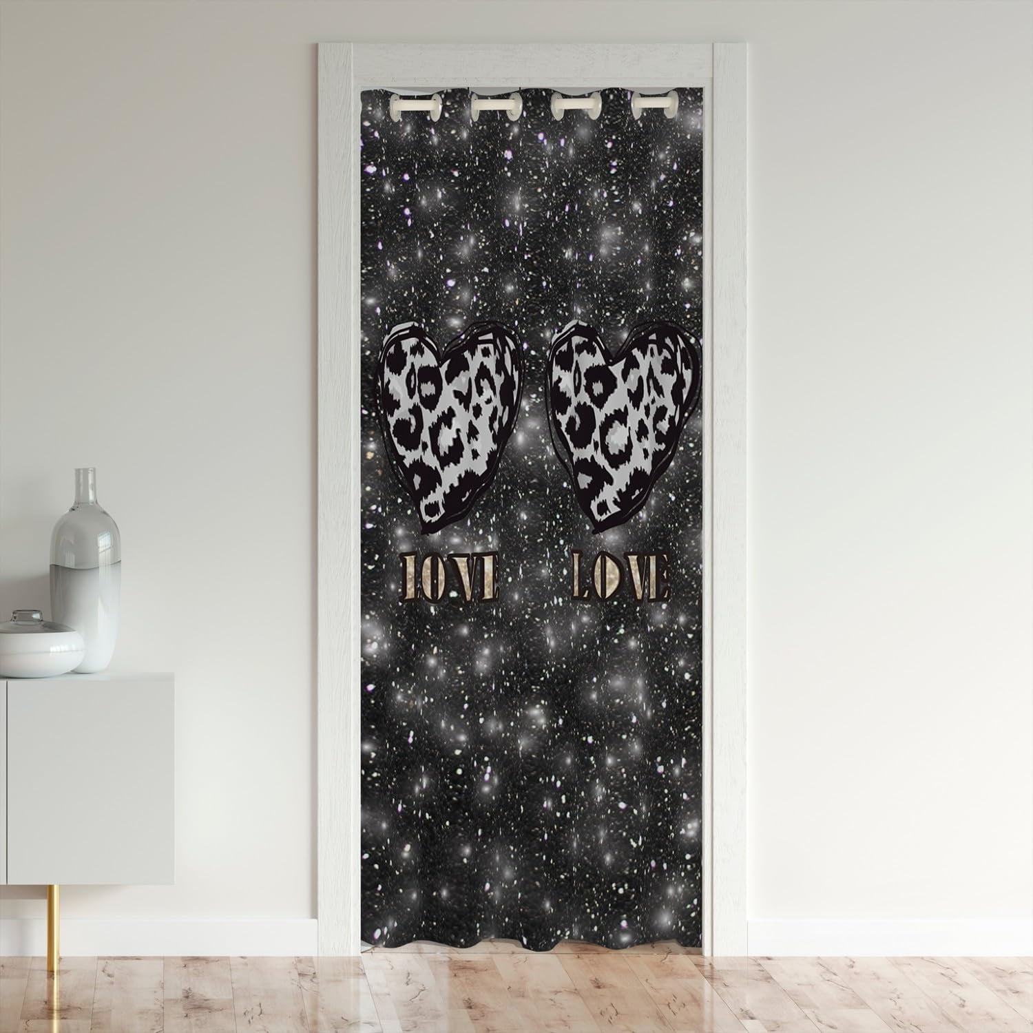 African Cheetah Skin Castle Fairy Leopard Door Curtains for Bedroom ...