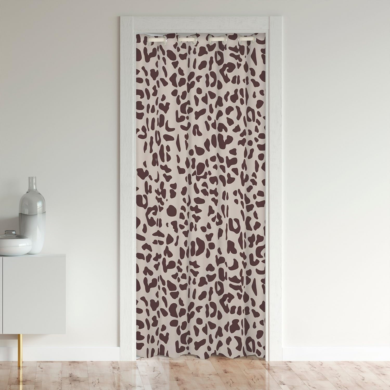 African Cheetah Skin Castle Fairy Leopard Door Curtains for Bedroom ...